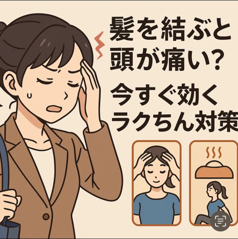 「髪を結ぶと頭が痛い？原因と今すぐ効く3つのラクちん対策」 | TOMOO ONO.COM–